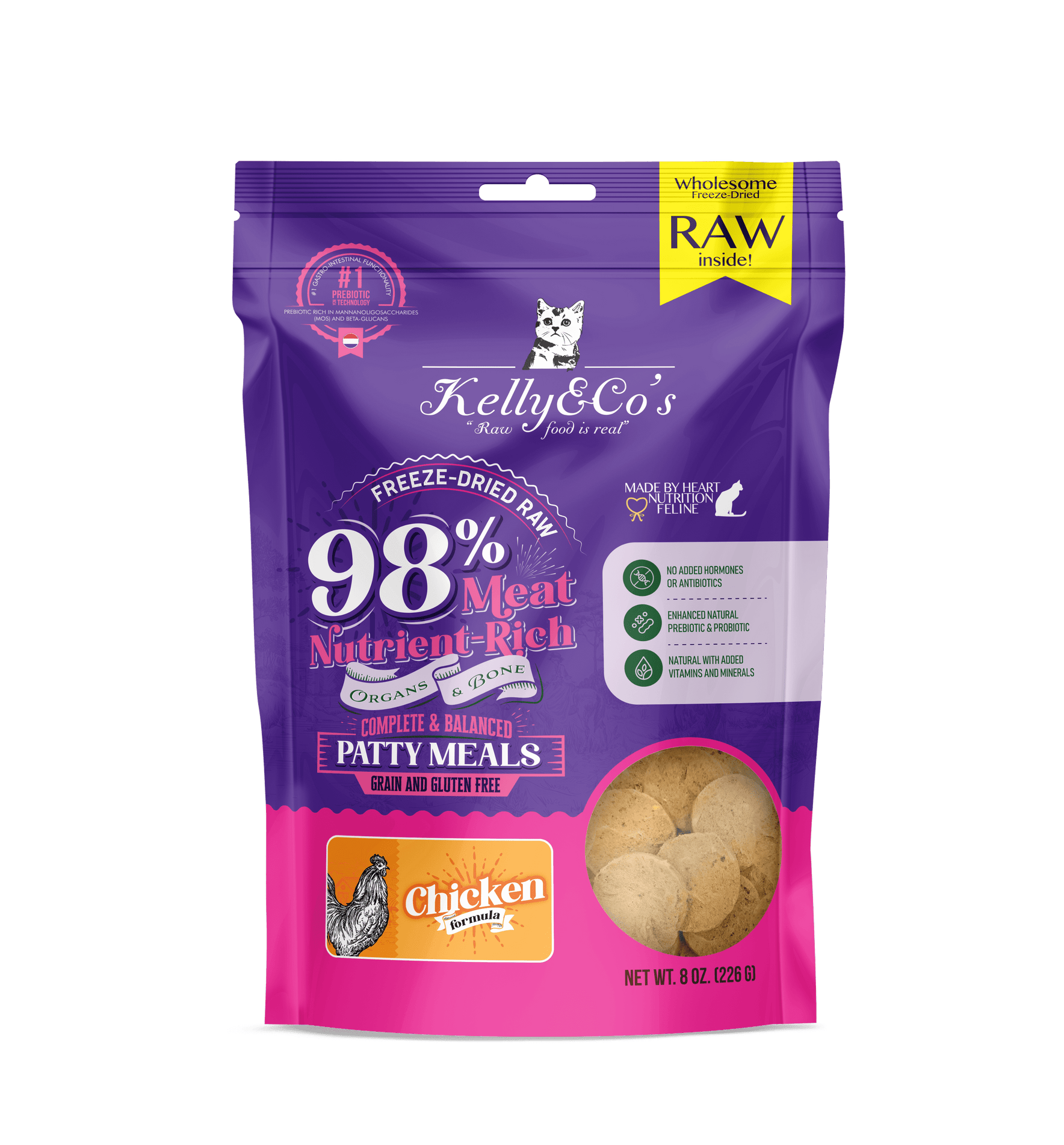 Kelly & Co’s Feline Patty Meals Chicken Formula – KELLY & CO'S